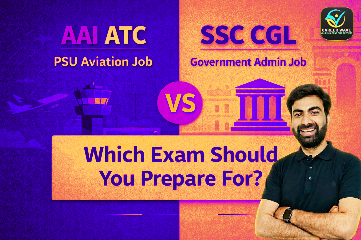 AAI ATC vs SSC CGL – Exam Comparison, Job Role, Salary & Career Guide